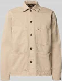 Tommy Hilfiger Regular Fit Hemdjacke aus reiner Baumwolle