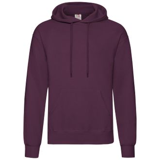 Fruit Of The Loom Unisex Erwachsene Klassisches Sweatshirt mit Kapuze (Burgund)