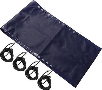 OSALADI Ersatzbezug f&uuml;r Garten und Campingliege aus Atmungsaktivem Strapazierf&auml;higem Stoff In Dunkelblau mit Kordelverschluss Robust und Langlebig f&uuml;r Terrass