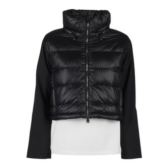People of Shibuya Schwarze Cropped Bomberjacke - - Jackets - Damen - Schwarzk - 2XS