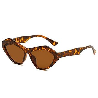 Generic Lunettes de soleil tendance oeil de chat 2025 pour femmes, lunettes de soleil décoratives de vacances en plein air (couleur : G, taille : moyen)