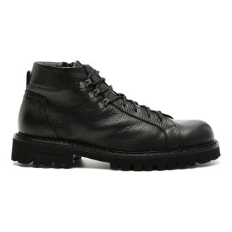 Casadei Schwarze Leder Casual Trainer Sneakers - - Shoes - Herren - Schwarzk - 43 EU