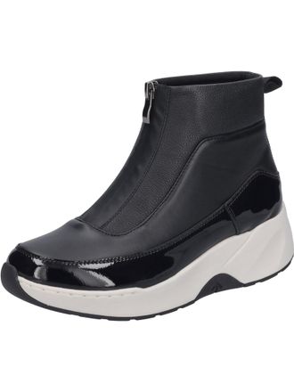 Josef Seibel Damen Plateaustiefeletten Lissi 02,Weite H (Weit),Wechselfu&szlig;bett,uebergangsschuhe,uebergangsstiefel,flach,schwarz,41 EU