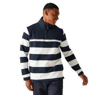 Regatta Mens Agilno Half Zip Sweatshirt, Sweater Homme, Navy/Whitstr