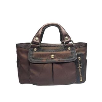 Celine Sac &agrave; main en cuir vintage Pre-owned - Femme - Pre-owned - Brun - Taille: ONE Size