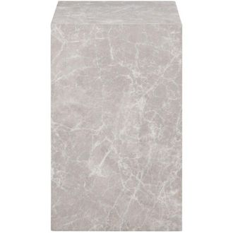 House Nordic House Nordic - Table dappoint carr&eacute;e 30x30x50 cm d&eacute;cor aspect marbre beige