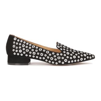 Kazar Wildleder flache Pumps mit Nieten - - Shoes - Damen - Mehrfarbig - 37 EU