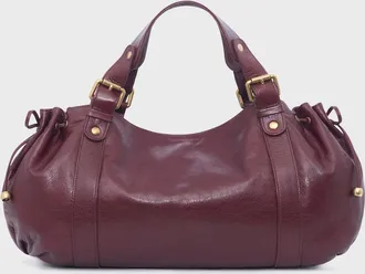 Gerard Darel Sac &agrave; main en cuir effet froiss&eacute; - 24H