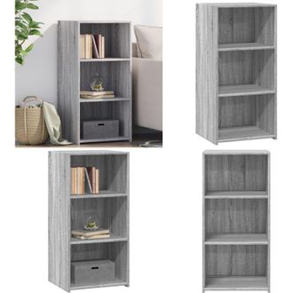 vidaXL Vidaxl - Buffet sonoma gris 45x41x93 cm bois ding&eacute;nierie - Buffet Design Intemporel - Meuble Rangement Gris - Commode Bois Ding&eacute;nierie - Buffet