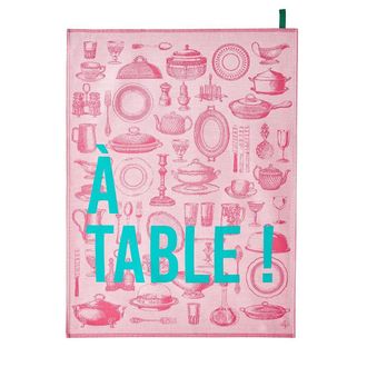Le Jacquard Fran&ccedil;ais Geschirrtuch - A TABLE Fleurs