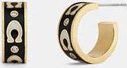 Coach Repeated C Huggie-Ohrringe