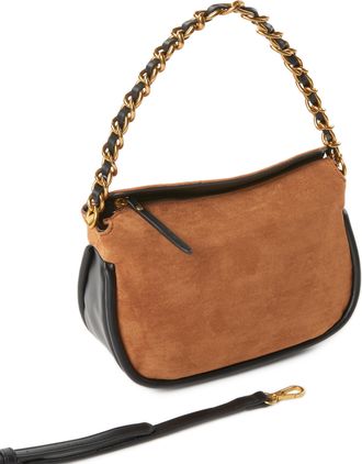 Au Printemps Paris Sac bandoulière velours