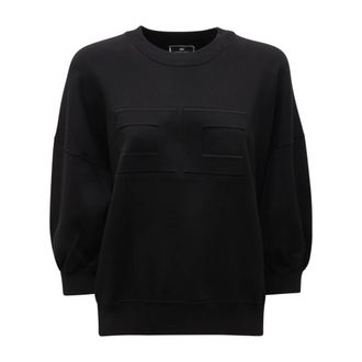Elisabetta Franchi Maglione WO Sweater - - Sweatshirts & Hoodies - Damen - Schwarzk - XL