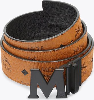 MCM Claus M Wendeg&uuml;rtel in Visetos 4,5 cm BLACK VISETOS