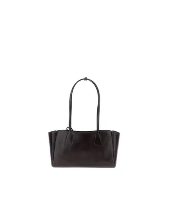 Hidesins Womens Shoulder Bag Shopper S Leather Burnt Calf