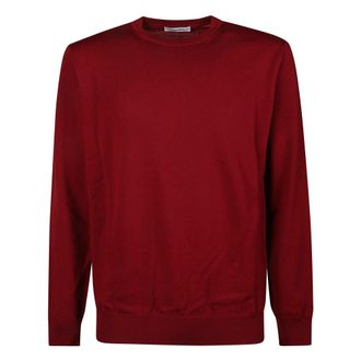 KANGRA Homme, Pulls, Rouge, Taille: XL Pull en laine fine à col rond
