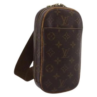 Louis Vuitton Sac bandouli&egrave;re en toile monogramme doccasion - Femme - Pre-owned - Brun - Taille: ONE Size