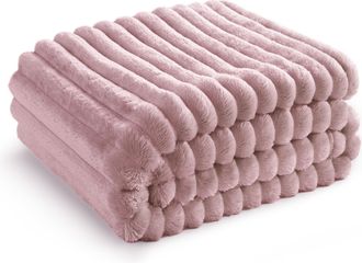 Bedsure Kuscheldecke Flauschig - Wolldecke & Fleecedecke, Sofadecke, Weiche Warme Grobe Korddecke Gemütlicher Überwurf für Zimmer Deko, Wohn- & Kuscheldecken,