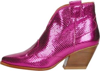 Red-Rag Femme, Chaussures, Rose, Taille: 39 EU Western Laarsjes Enkellaarsjes Hak