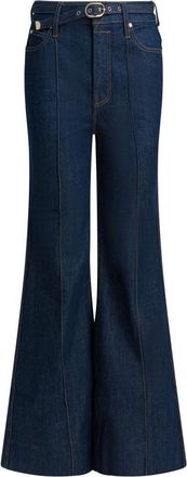 Zimmermann Femme, Jeans, Bleu, Taille: W27 Jean Large Bleu avec Ceinture