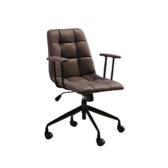 Generic B&uuml;rostuhl, H&ouml;henverstellbarer Computerstuhl Mit Fester Armlehne, Weich Und Bequem, Geeignet for Konferenz- Und Besprechungsr&auml;ume(Color1)