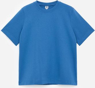 Arket Formbest&auml;ndiges Signature-T-Shirt -Blau
