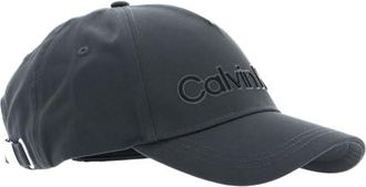 Calvin Klein Leather Lettering BB Cap K50K509661 Casquette, Gris (Medium Charcoal), OS Homme