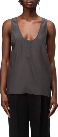 Saint Laurent Damen, Oberteile, Schwarzk, 3XSGröße