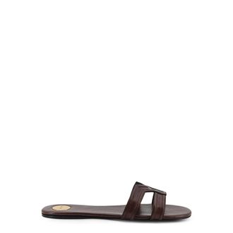 Saint Laurent Mabrouka Slides - - Shoes - Damen - Braun - 38 EU