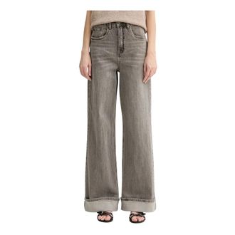 Gestuz Wide Jeans - - Jeans - Damen - Grau - W29 L32