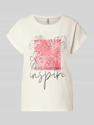 Soyaconcept T-Shirt mit fixiertem &Auml;rmelaufschlag Modell RINA