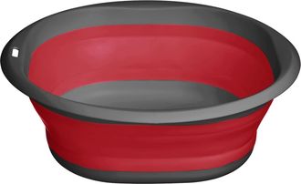 Westmark Schüssel, Faltbar, Mit Aufhängevorrichtung, Fassungsvermögen: 2700 ml, Kunststoff, Rot/Anthrazit, 21322270