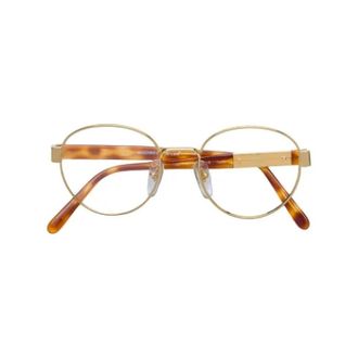 Moschino Pre-owned Metall sonnenbrillen - - Pre-owned - Damen - Gelb - ONE SIZE
