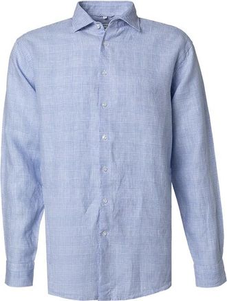 Seidensticker Seidensticker Herren Hemd blau Leinen