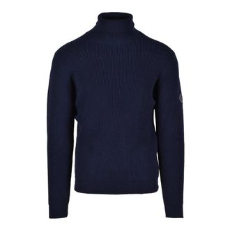 People of Shibuya Homme, Pulls, Bleu, Taille: M Pull en mélange coton nylon