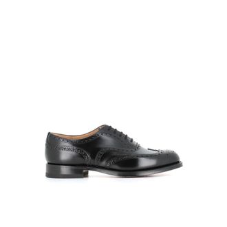 Churchs Schwarze Loafer aus geb&uuml;rstetem Leder - - Shoes - Herren - Schwarzk - 41 1/2 EU