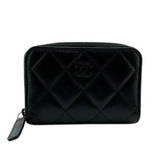 Chanel Pre-owned Leder-Geldb&ouml;rse - - Pre-owned - Damen - Schwarzk - ONE SIZE