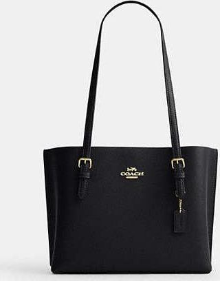 Coach Mollie Tote 25 f&uuml;r Frauen in Schwarz | Leder