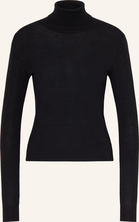 Mrs & Hugs Mrs & Hugs Rollkragenpullover Aus Merinowolle schwarz