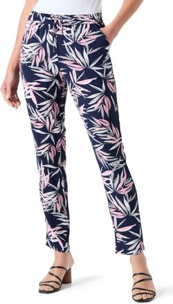 Only Damen Onlnova Life Pant AOP Ptm Stoffhose, Sky Captain/AOP:476 True Leaf, 42