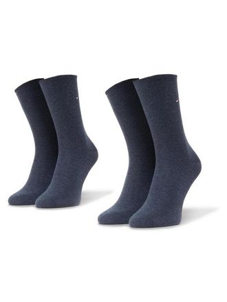 Tommy Hilfiger Lange Socken 371221356 Dunkelblau