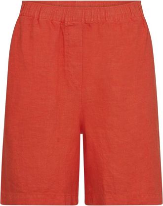 Mos Mosh MOS Mosh, Femme, Shorts, Orange, Taille: 42 FR Emmie Linen Bermuda Shorts