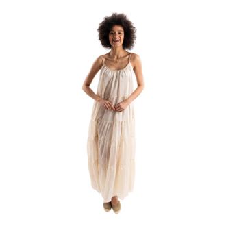 PHO Firenze Damen, Kleider, Beige, SGr&ouml;&szlig;e