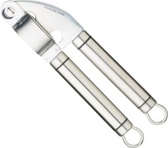 KitchenCraft Professional Knoblauchpresse, Edelstahl, mit Aufh&auml;ngeloch, 20.5 cm