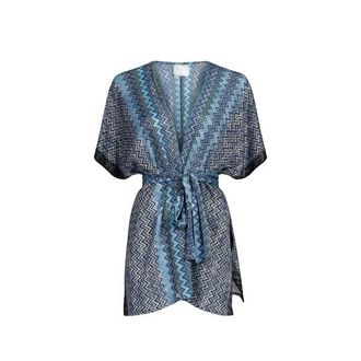 Saison 1865 Veste &agrave; motif avec ceinture amovible