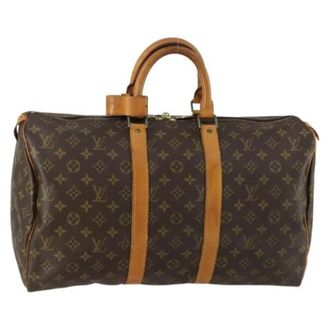 Louis Vuitton Pre-owned Canvas Weekender-Tasche - - Pre-owned - Damen - Braun - ONE SIZE