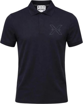 John Richmond Homme, Tops, Bleu, Taille: L Polo