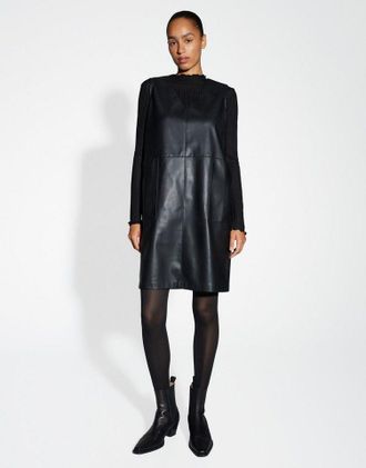 OPUS Tr&auml;gerkleid WANCY in Lederoptik WANCY Minikleid in Lederoptik