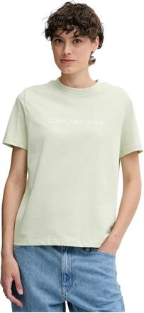 Calvin Klein T-Shirt - - Tops - Damen - Gr&uuml;n - L