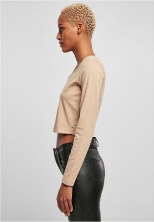 Urban Classics Longsleeve Organic Wide Neck Cropped